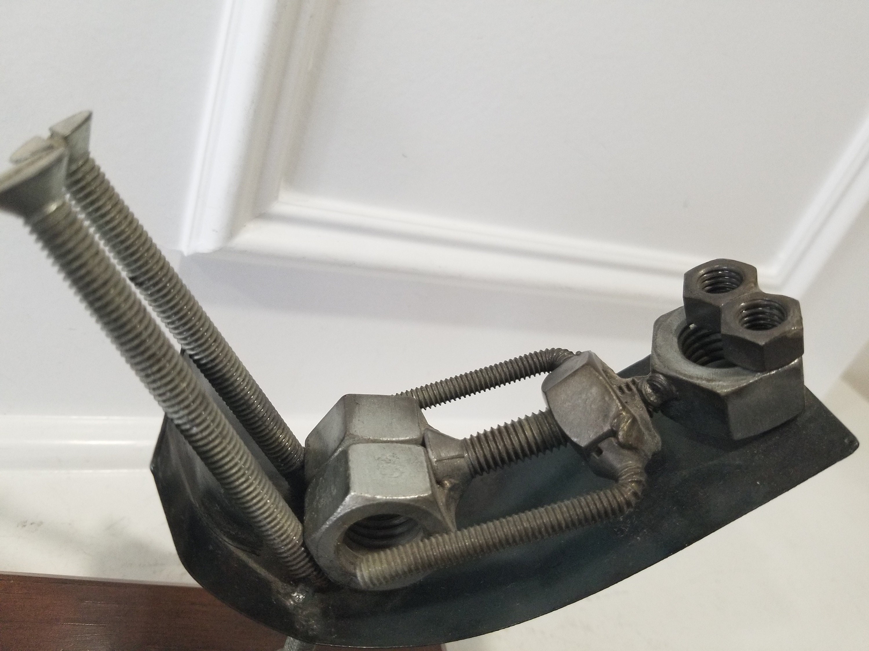 Nuts and Bolts Sculpture Vintage Industrial Art Handmade - Etsy