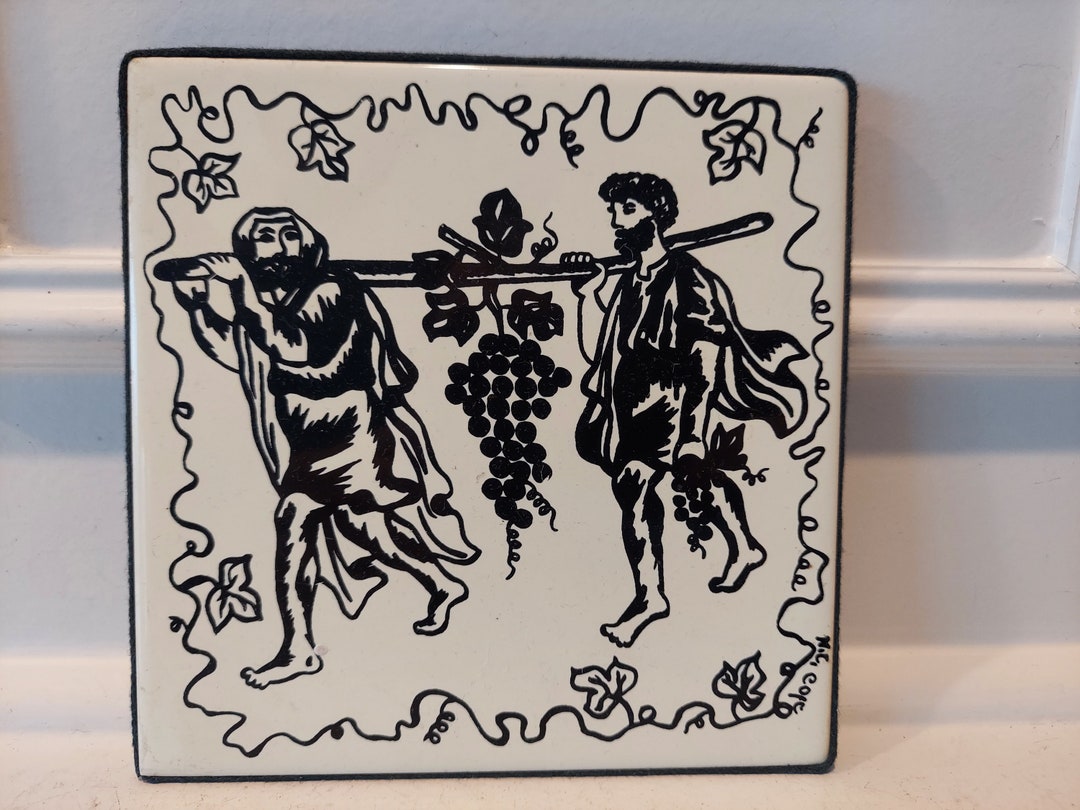 Original Jewish Ceramic Tile - Jewish Decor - Hand Made - Made in ...