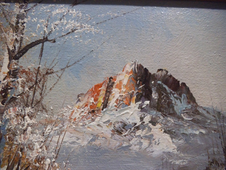 Original Oil on Canvas Signed R Sutherland - Etsy