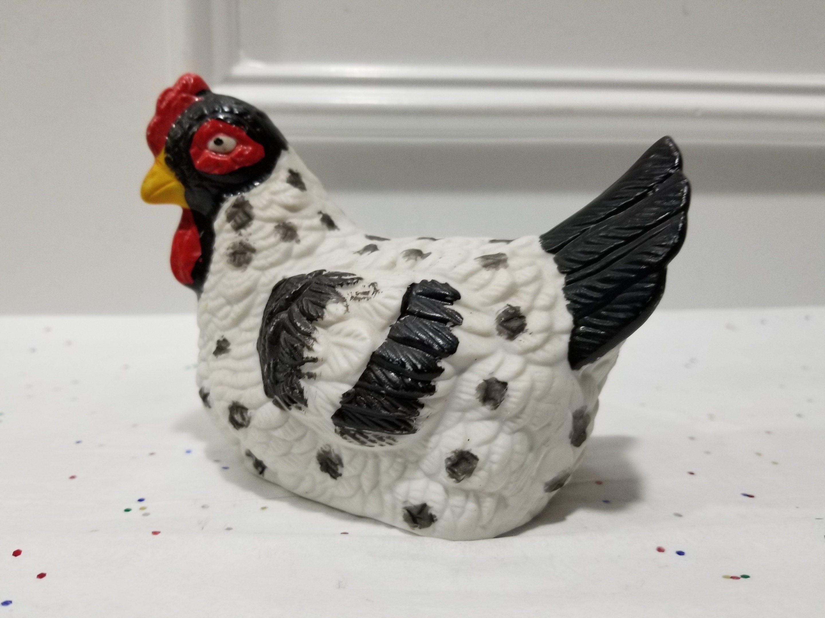 Hen Ceramic Decor - High Level of Details - Chicken Decor - Etsy