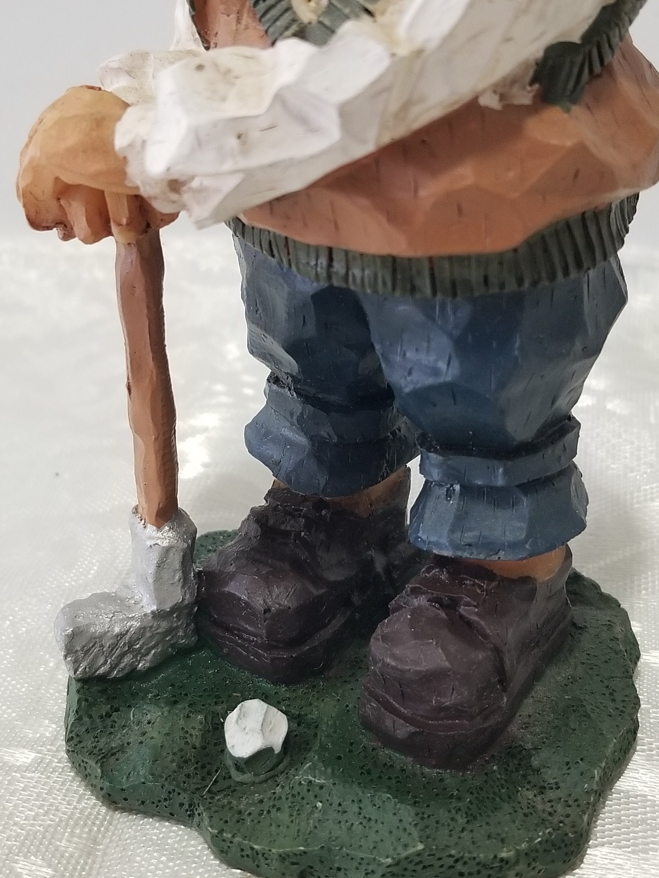 Ceramic Golf Player Figurine - Etsy