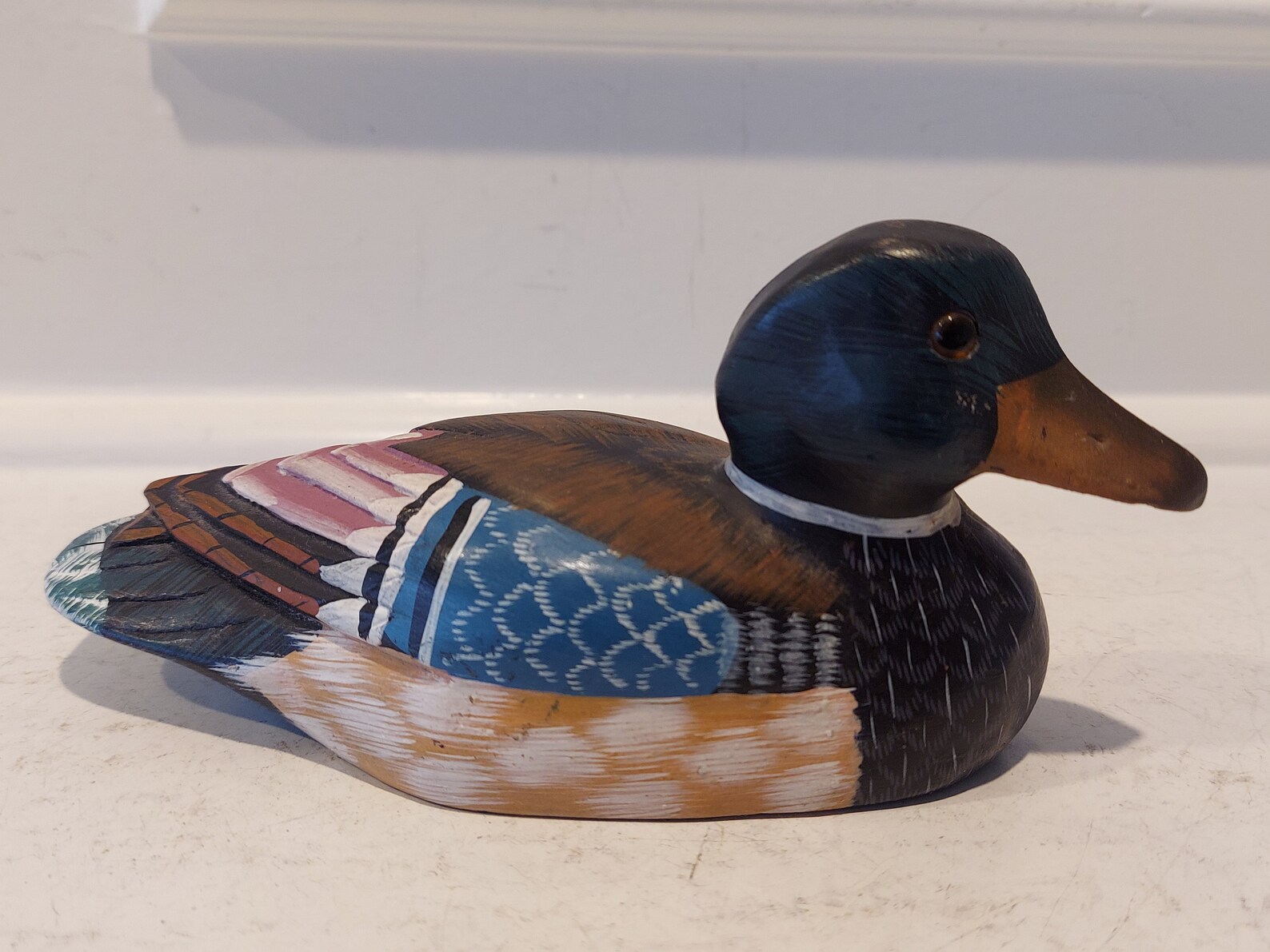 Collectible Stone Duck - Hand Painted Duck - High Level of Details - Etsy