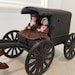 Antique Cast Iron Amish Stagecoach - Hand Painted Cast Iron Amish ...