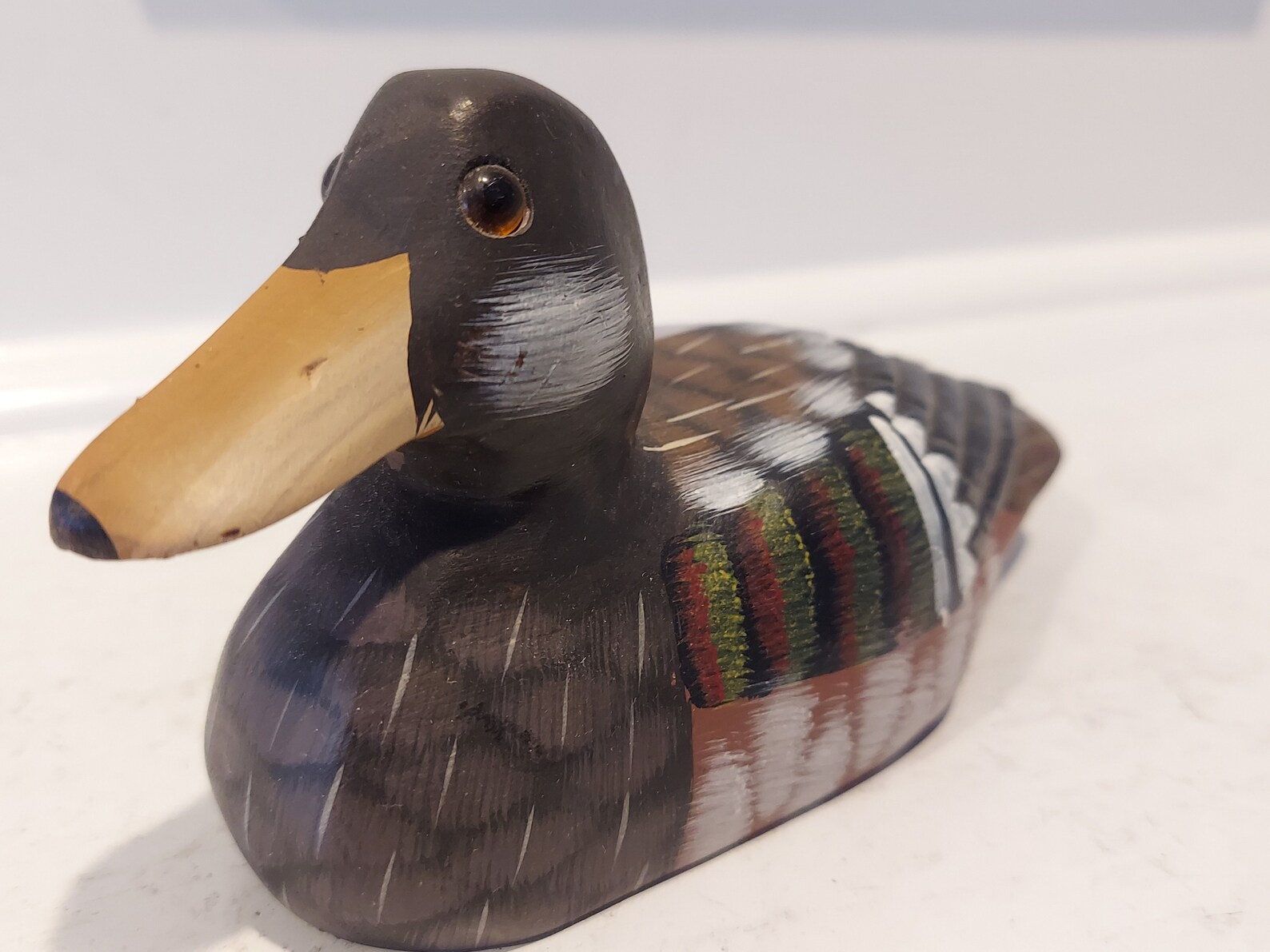 Collectible Stone Duck - Hand Painted Duck - High Level of Details - Etsy