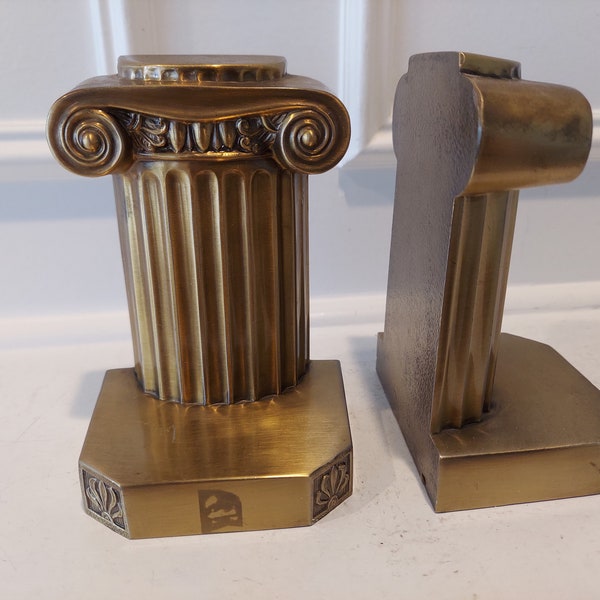 Antique Bookends, Column - Etsy
