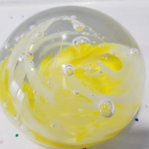 Art Glass Paperweight With Unique Inserts - Art in Glass - Collectible ...