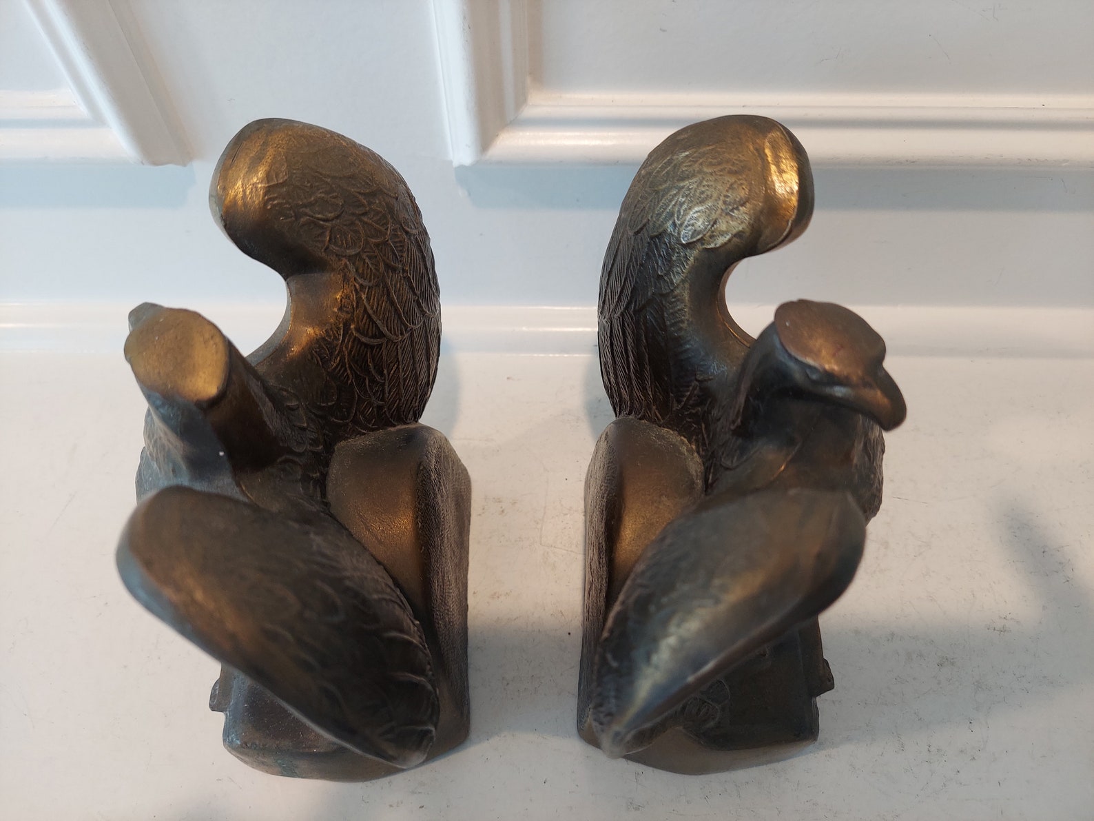 Metallic Eagle Bookends Home and Living Decor Collectible - Etsy