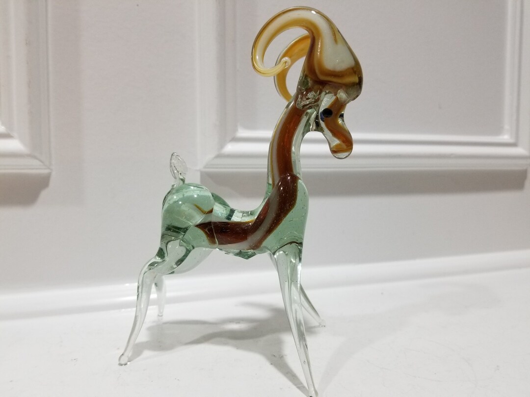 Murano Venetian Art Glass Ram Figurine - Italy - Etsy
