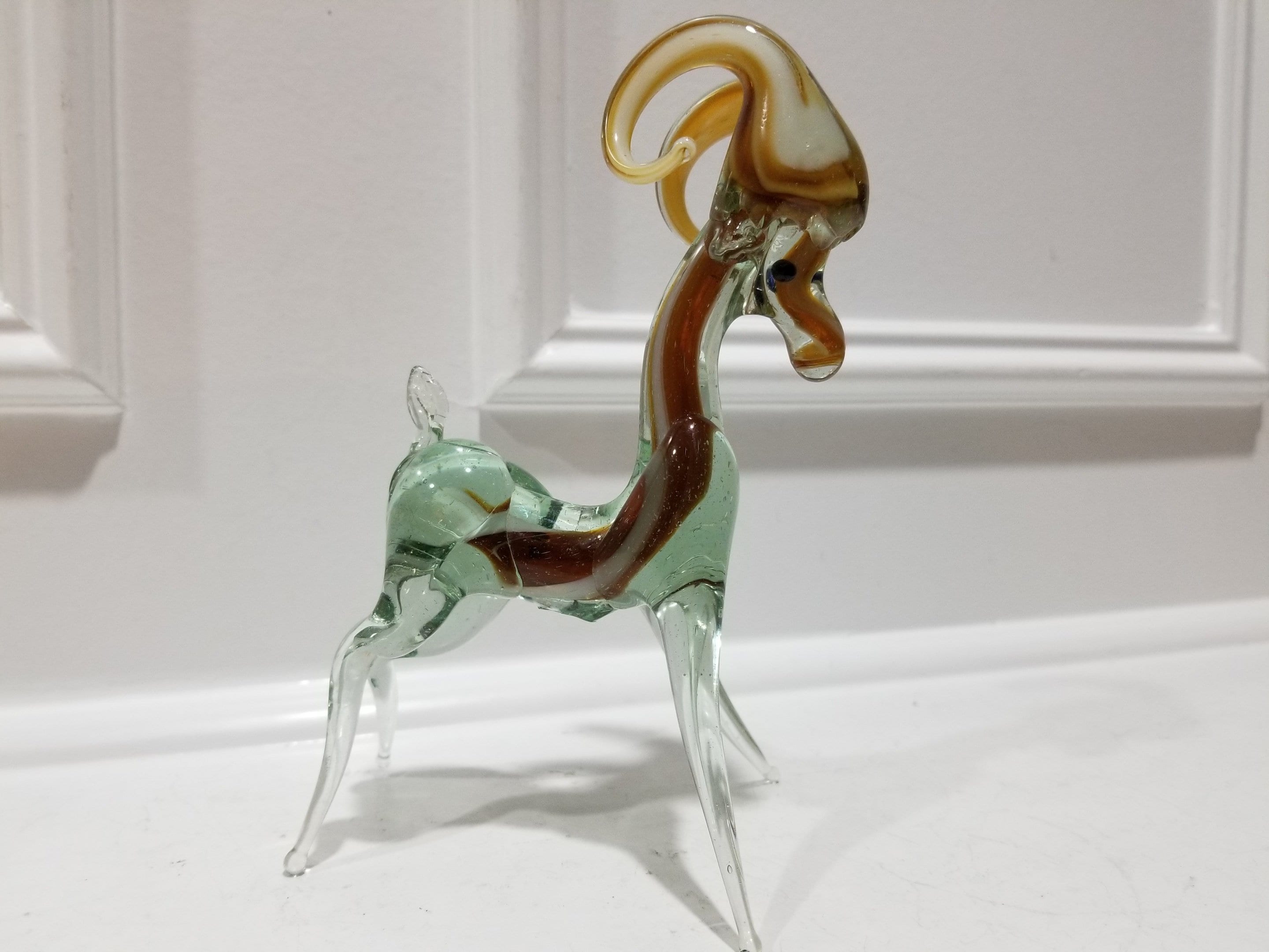 Murano Venetian Art Glass Ram Figurine Italy | Etsy