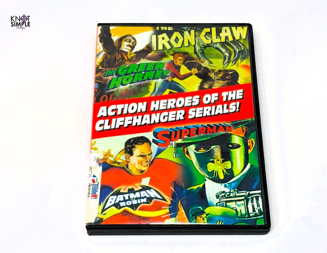 Vintage Cliffhanger Serials DVD Collection for Movie Buffs Unique Gift ...