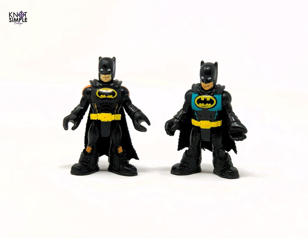 Vintage Set of 2 Batman Mini Figures - Fisher Price Imaginext Action ...