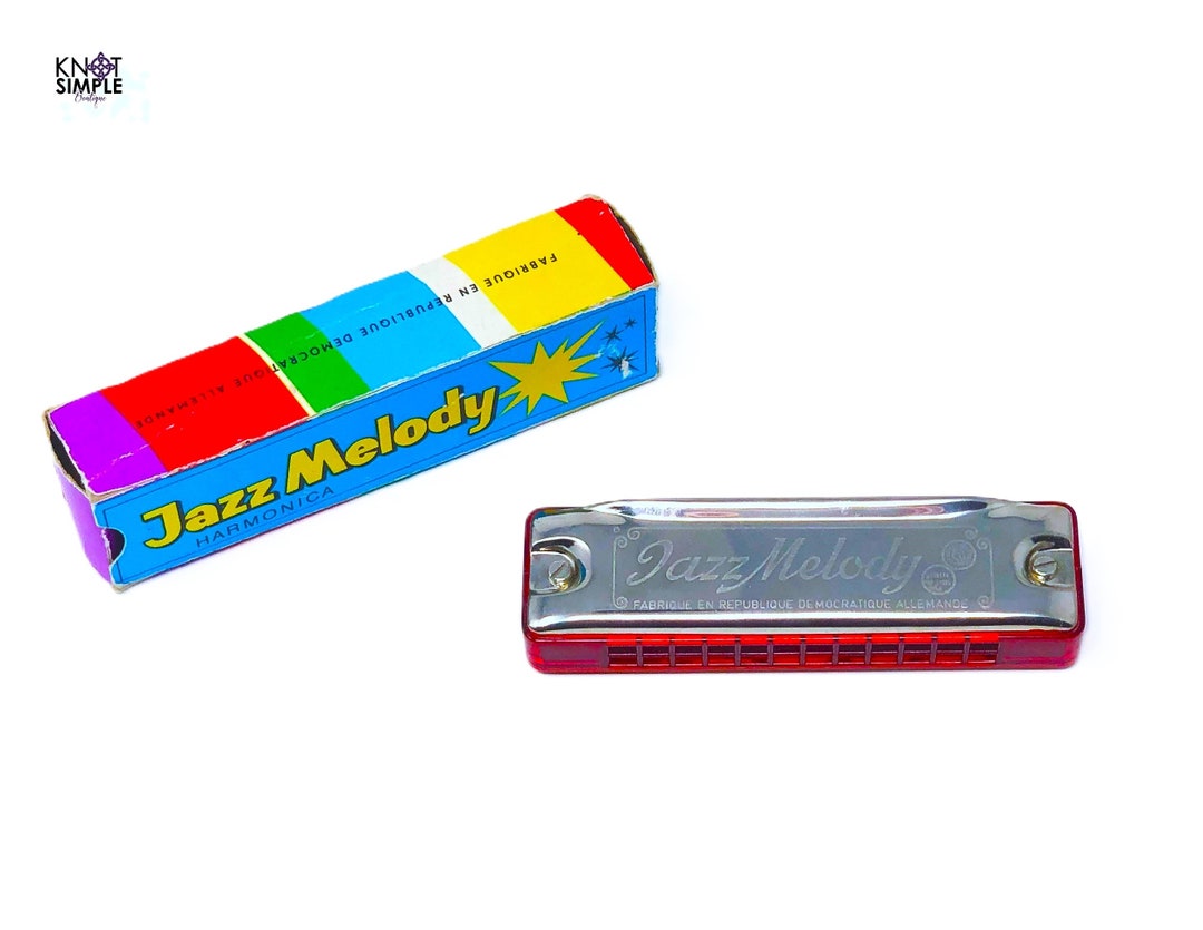 Vintage 1970s German Jazz Melody Harmonica, Mouth Harp, Musical ...