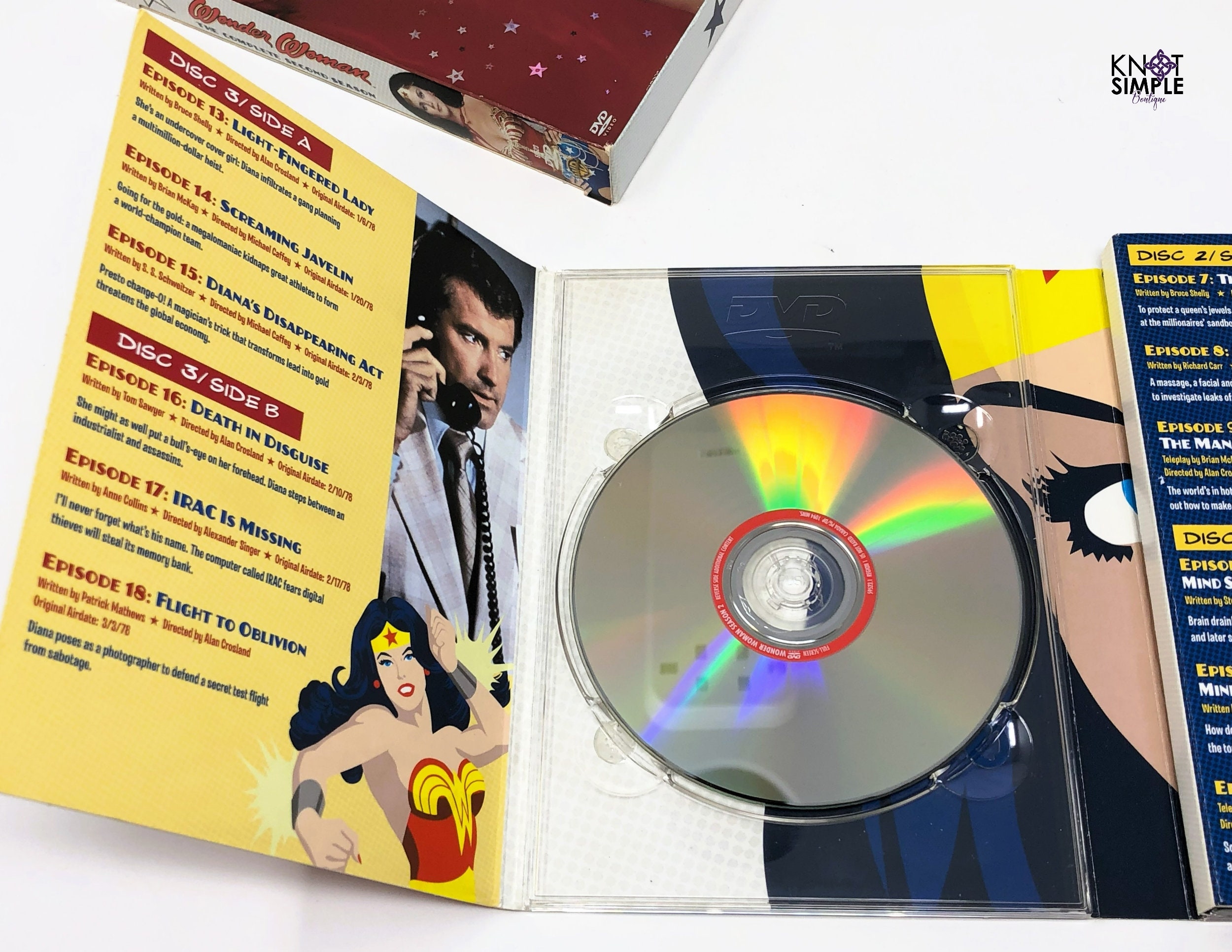 Lynda Carter Wonder Woman Season 2 DVD Set - Classic TV Nostalgia ...