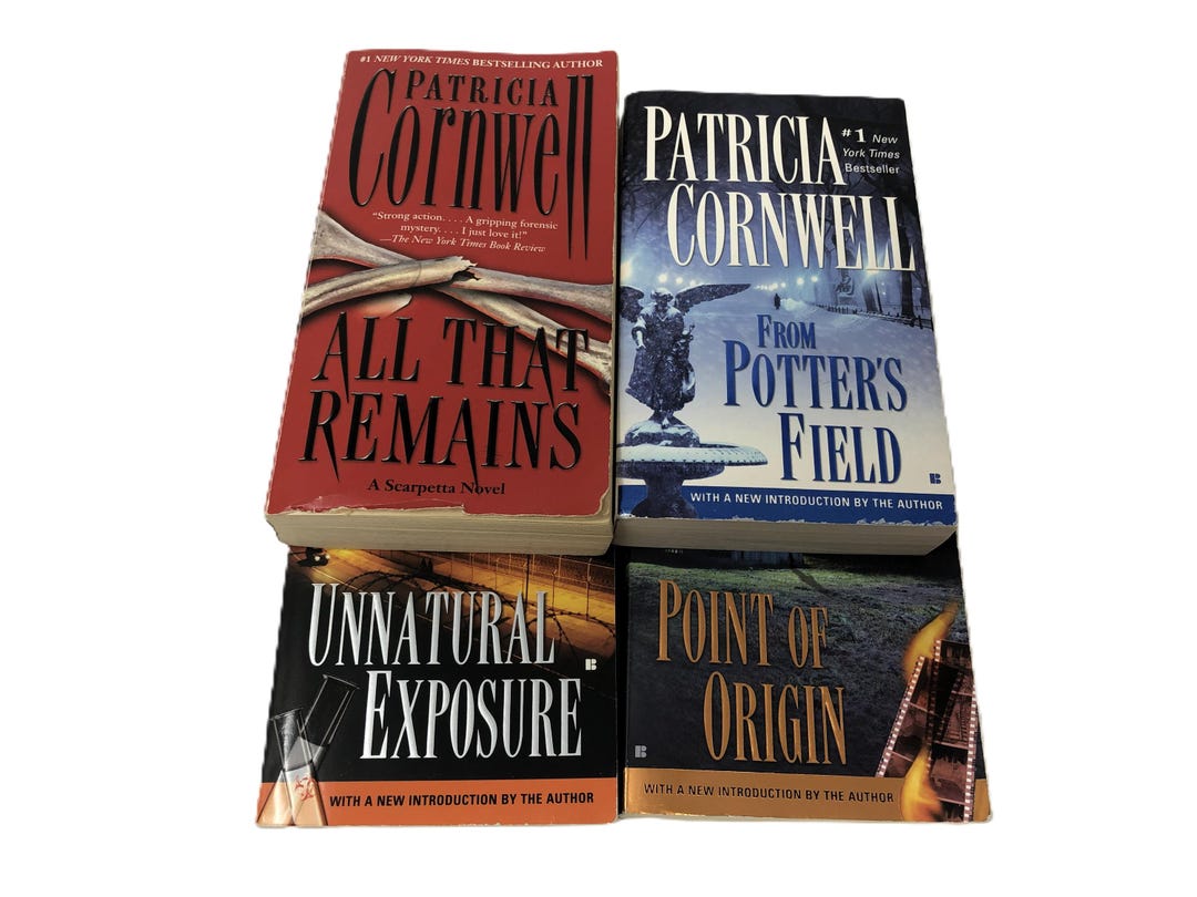 Patricia Cornwell Kay Scarpetta Mystery Series 4 Book Set - Etsy
