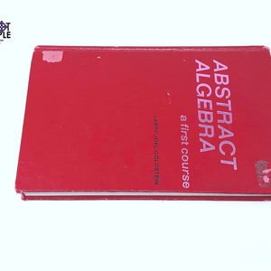 Vintage 1973 Hardcover Book Algebra First Course by Larry Joel ...