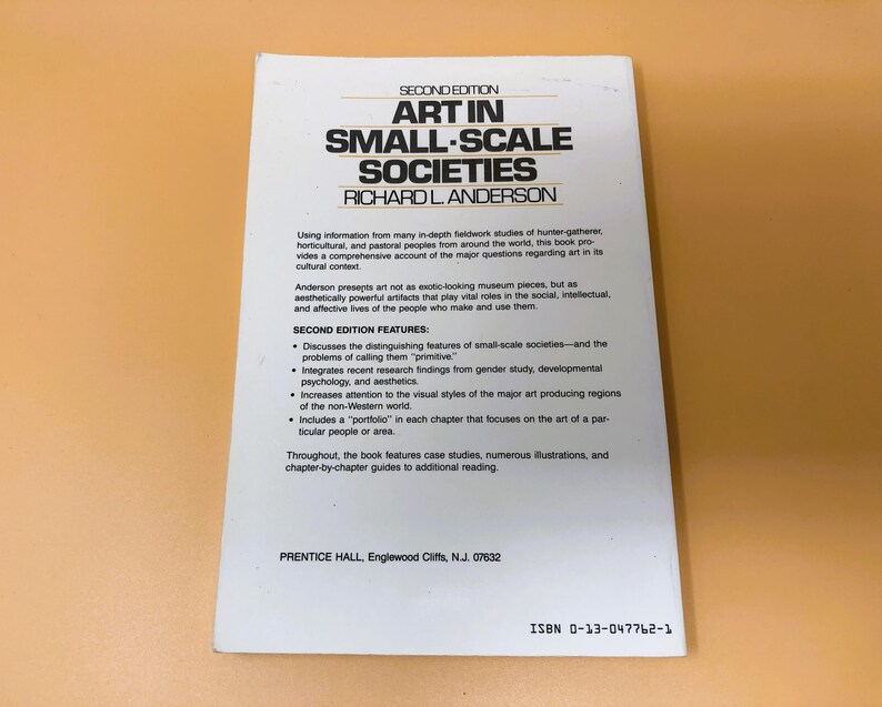 Art in Small-scale Societies by Richard L. Anderson, 2nd Edition - Etsy