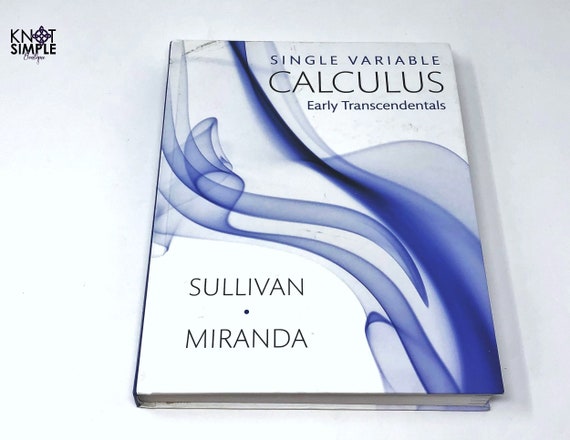 Single Variable Calculus