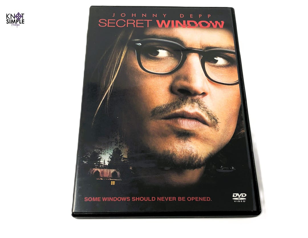 Secret Window DVD: Johnny Depp Stars in Stephen King's Psychological Thriller With Twists - Etsy
