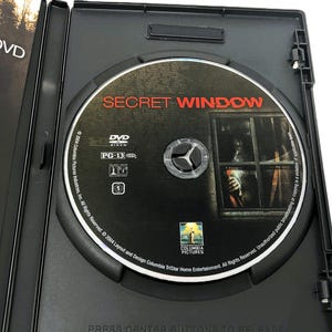 Secret Window DVD: Johnny Depp Stars in Stephen King's Psychological Thriller With Twists - Etsy