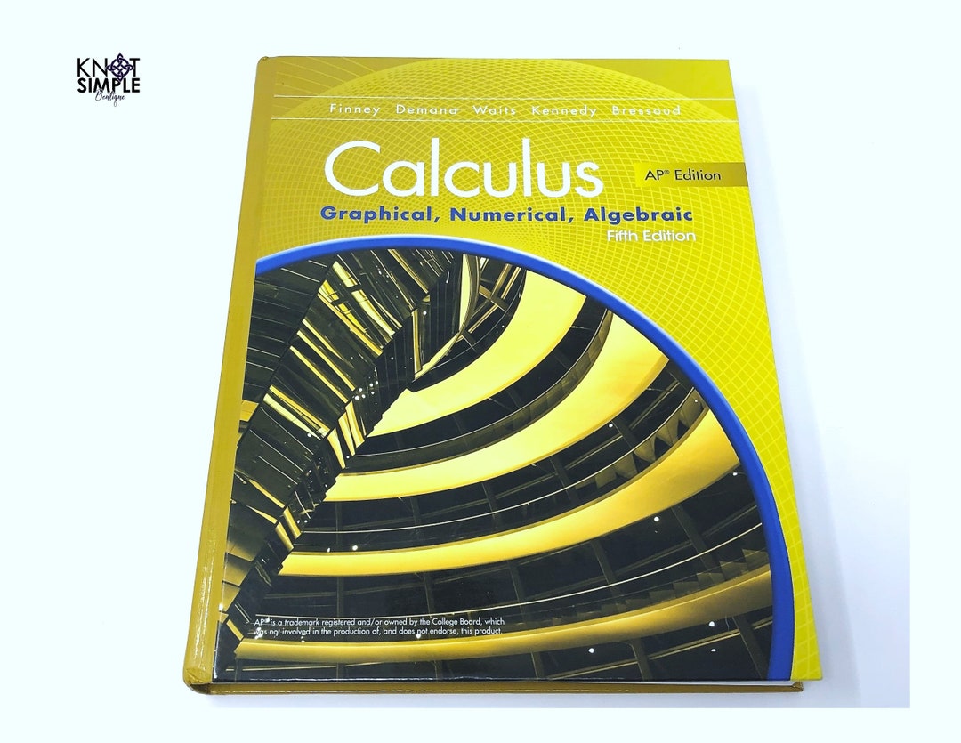 High School Textbook Advanced Placement Fifth Edition Calculus Etsy High School Textbook Advanced Placement Fifth Edition Calculus Etsy