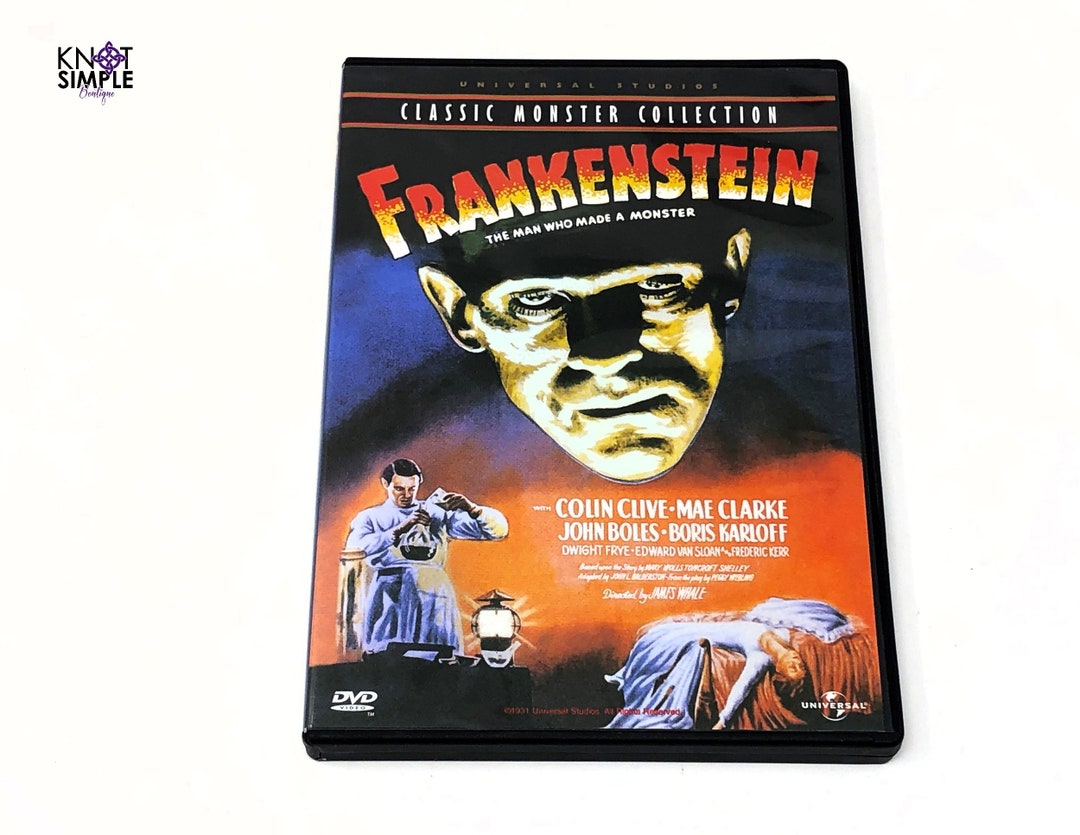 Frankenstein Film Classic Horror DVD Boris Karloff Iconic Collector's ...