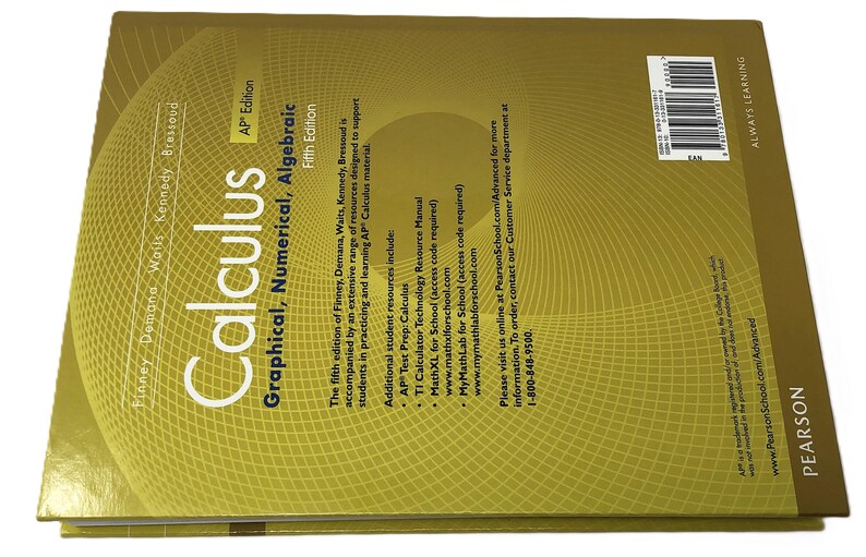 Graphical, Numerical, Algebraic Calculus 5th Edition AP Study Guide ...
