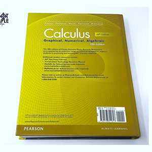 Graphical, Numerical, Algebraic Calculus 5th Edition AP Study Guide ...