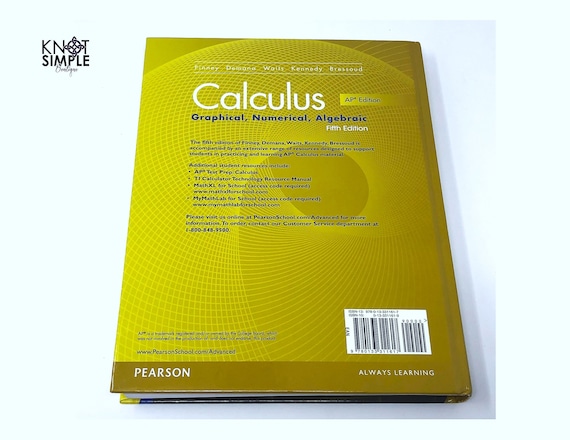 Calculus Textbook Pearson