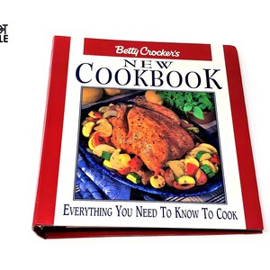 1996 Betty Crocker New Cookbook - Vintage American Recipes, Classic ...
