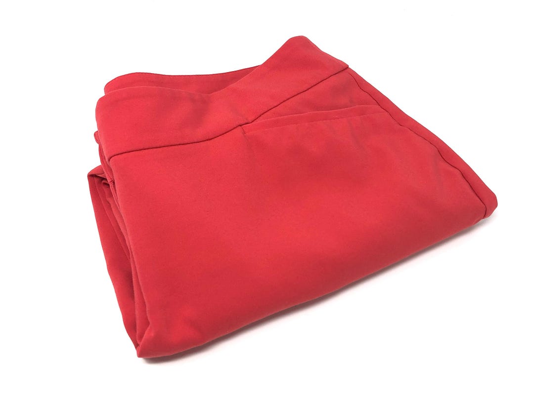 Poppy Red Capris: Women's Apt. 9 Size 12 Straight Leg - Etsy
