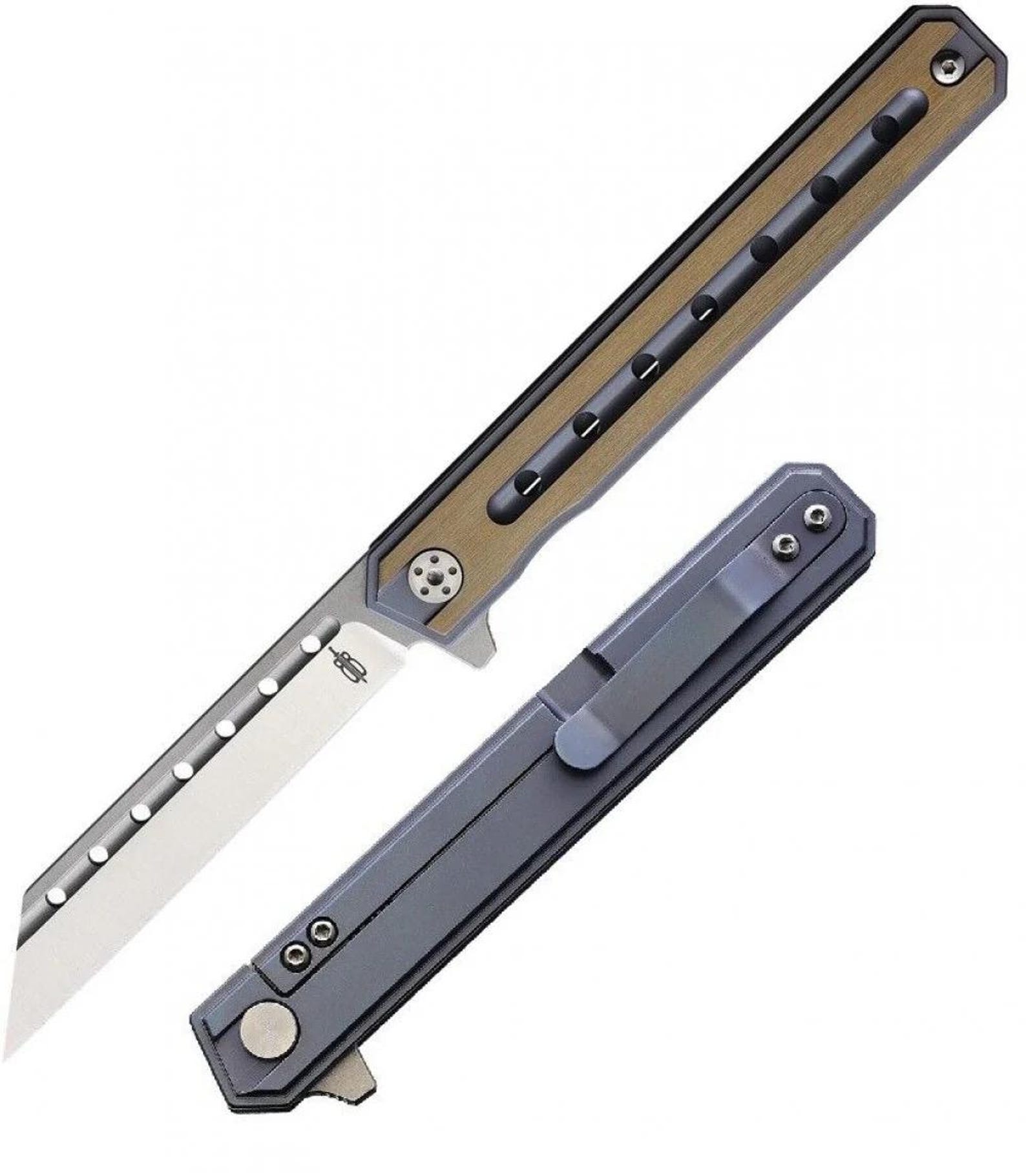 Sleek Frame Lock Pocket Knife With D2 Blade and Titanium Handle (pocket ...