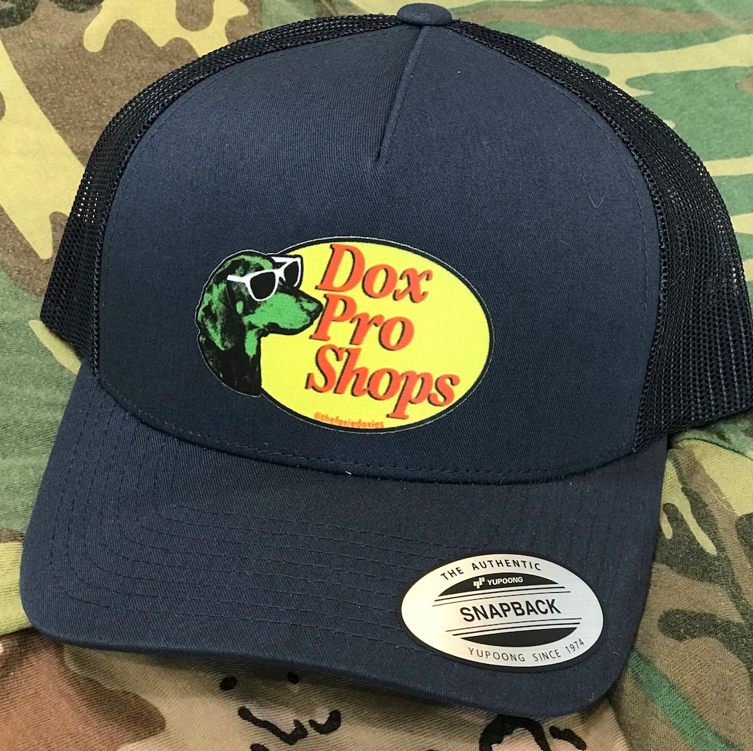 DOX PRO SHOPS - Navy Trucker Hat, Doxie, Doxies, Weiner Dog, Wiener Dog, Sausage Dog, Dachshund ...