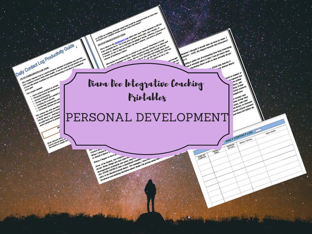 Daily Contact Log W/parkinson's Law Tool - Etsy