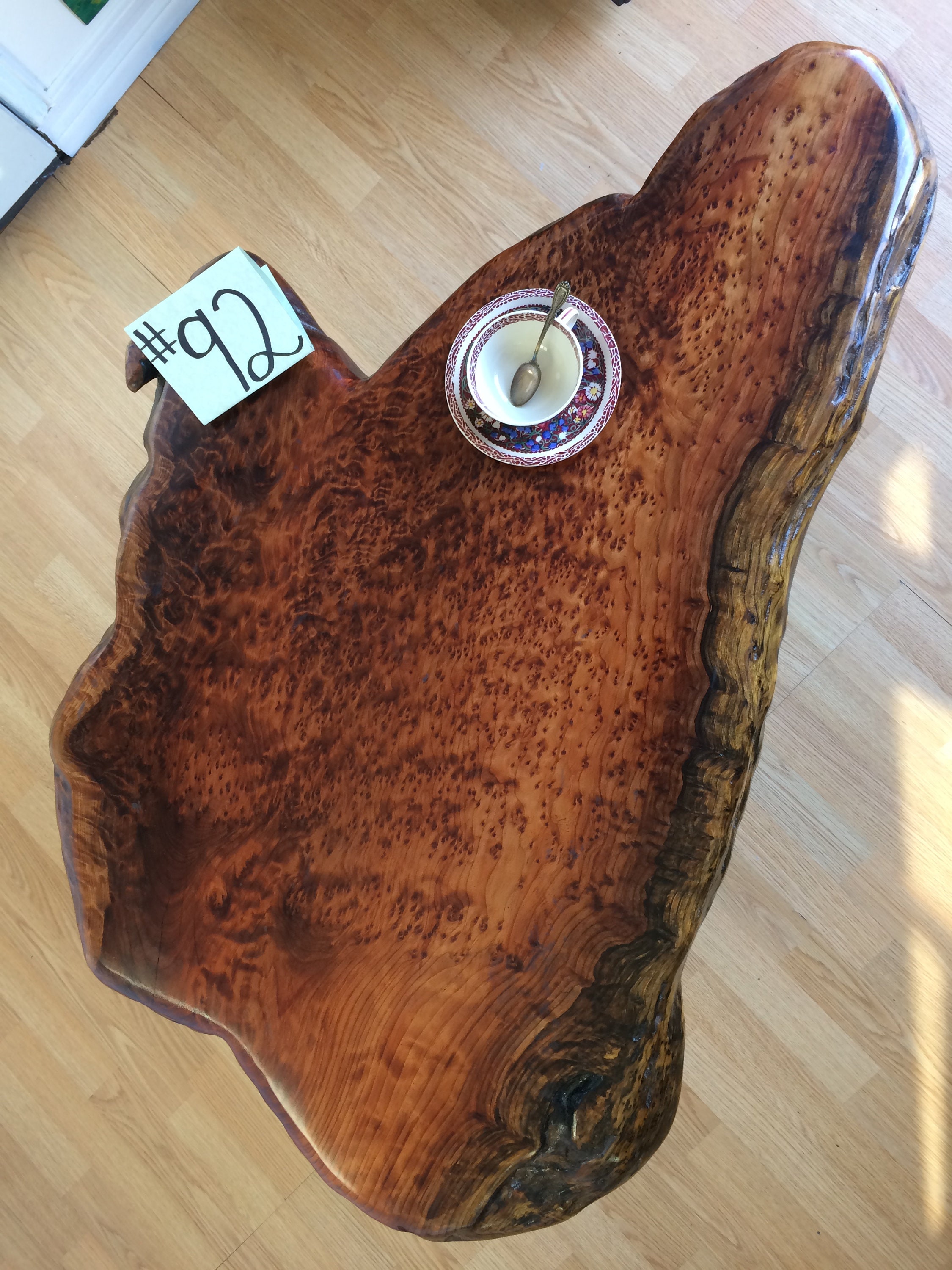 Table, Burl Table, Redwood Burl Table, Artisan Table, Custom-made Table ...