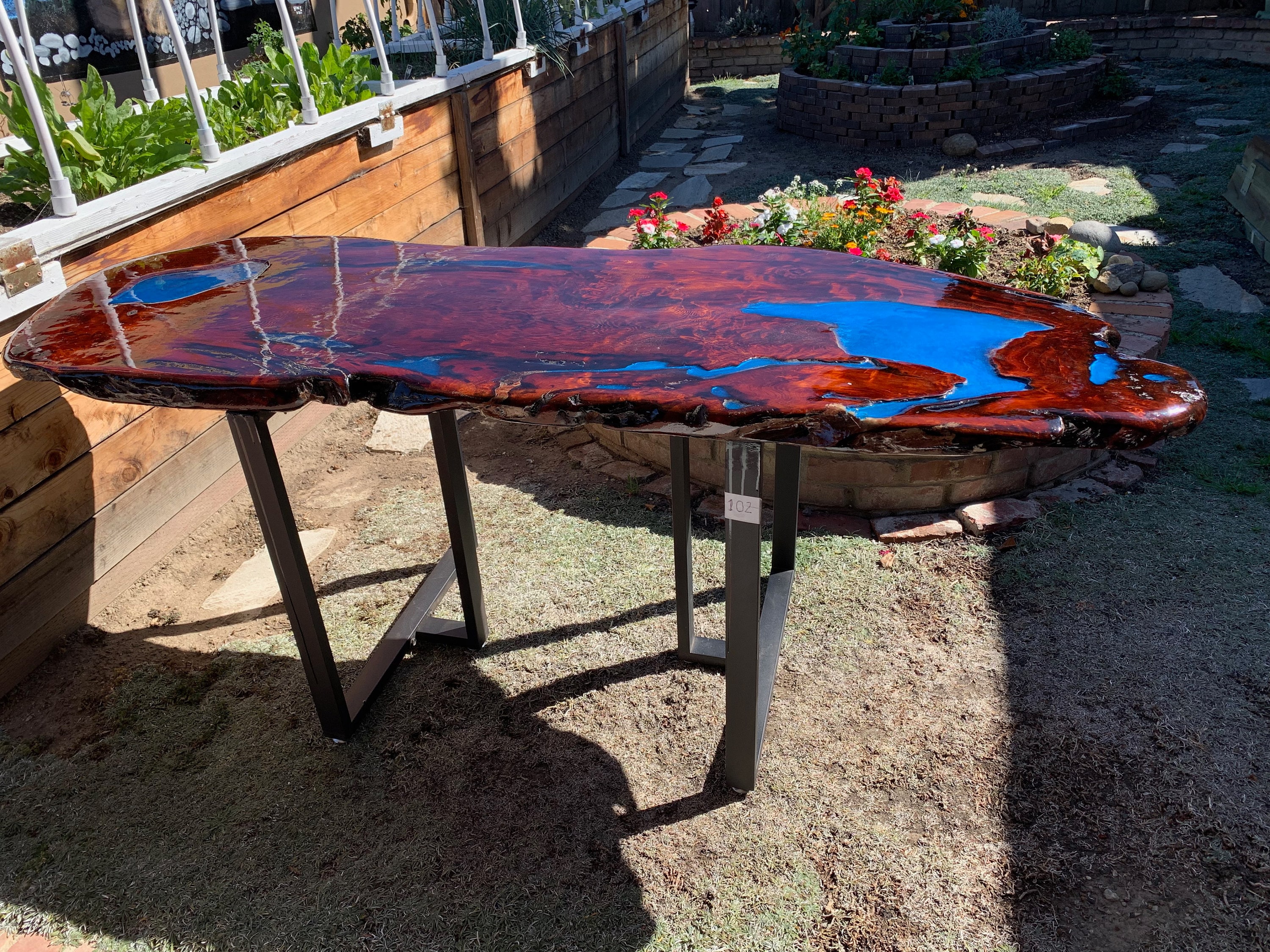 Redwood Burl Kitchen Table, Kitchen Table, Side Board, Redwood Burl ...