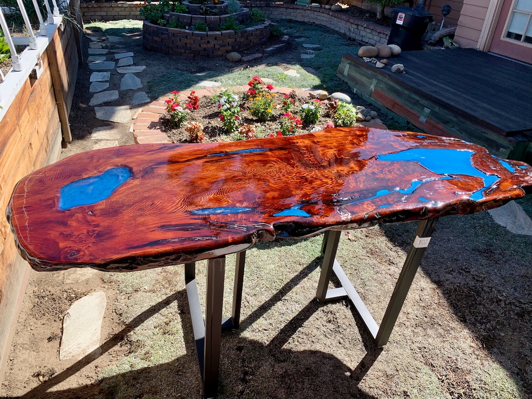 Redwood Burl Kitchen Table, Kitchen Table, Side Board, Redwood Burl ...