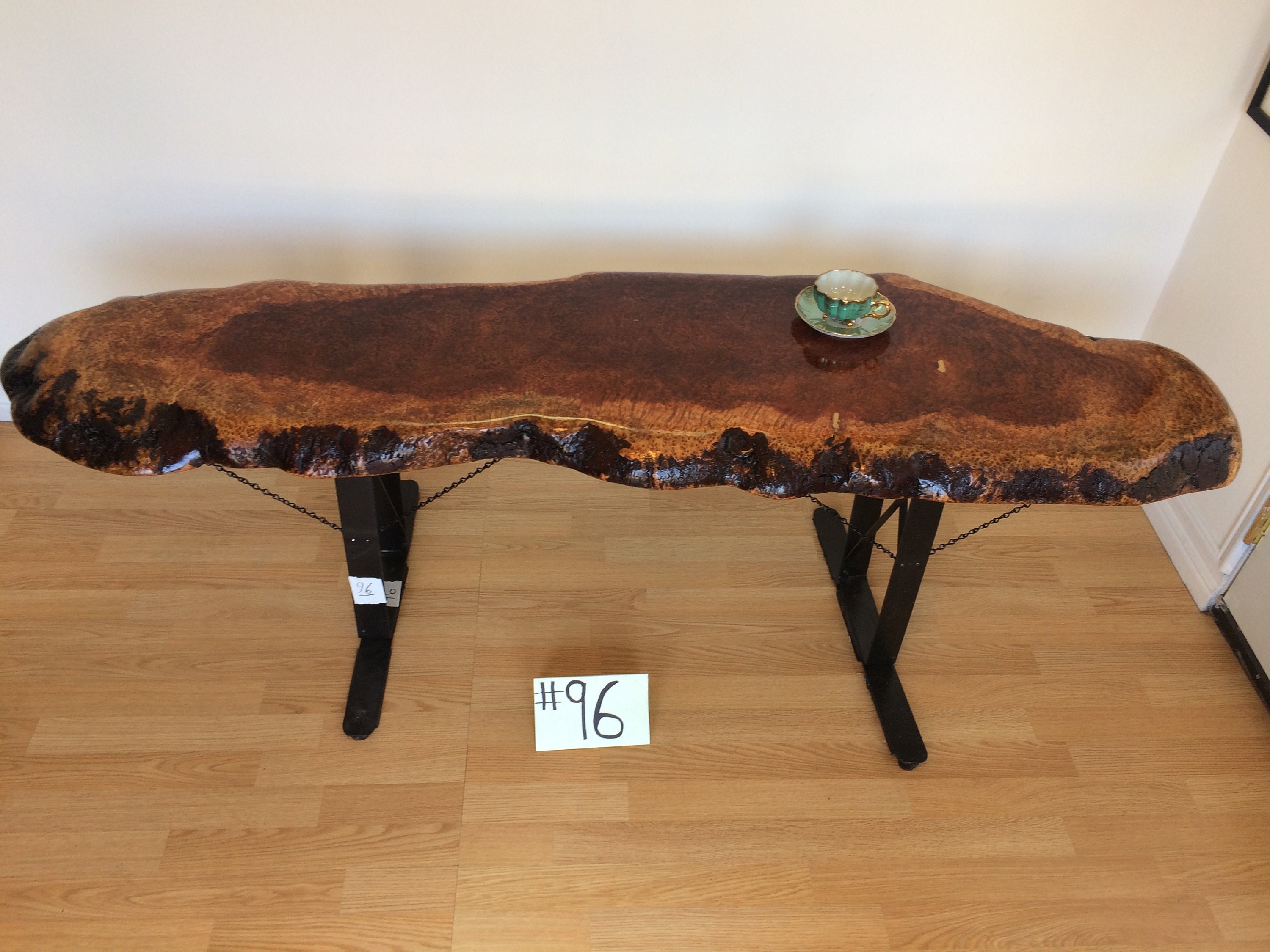 Live Edge Burl Table Bird's Eye Grain Burl Table - Etsy