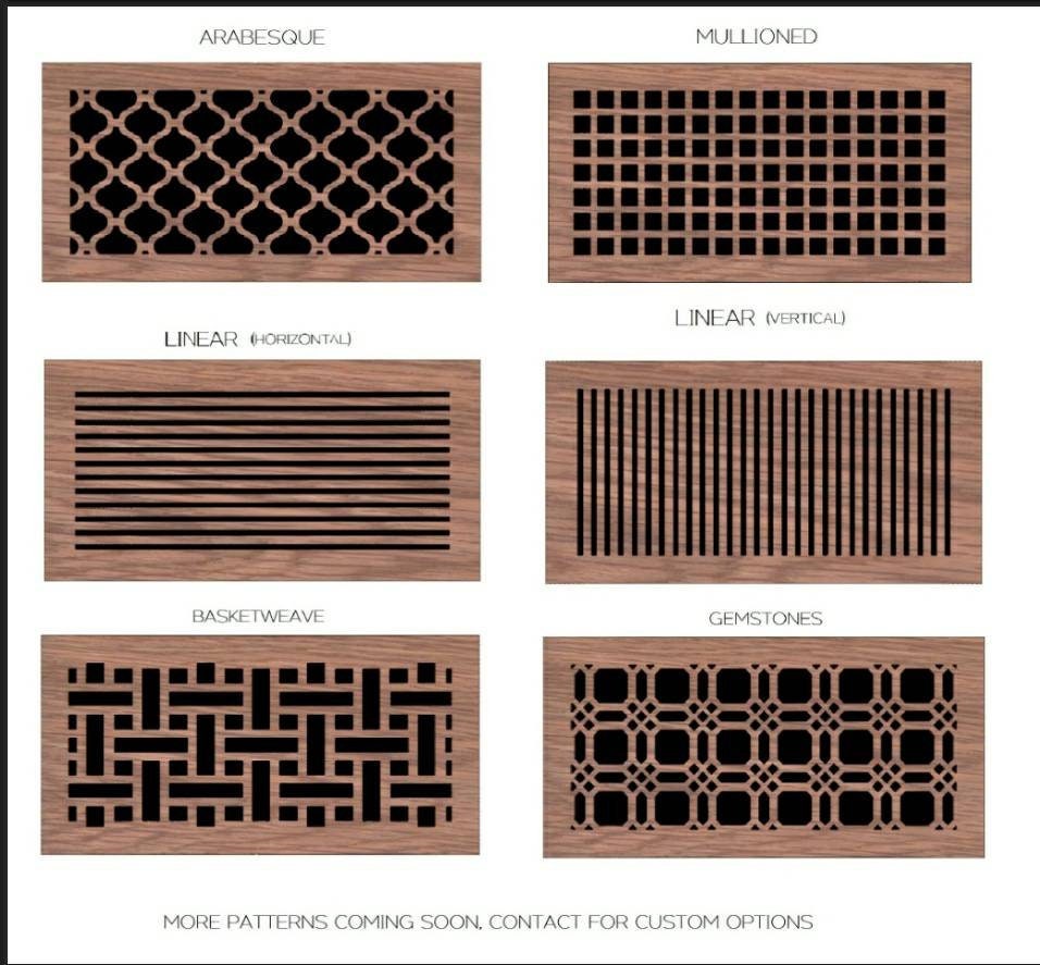 Artistic Wood Vent Covers and Panels | Etsy