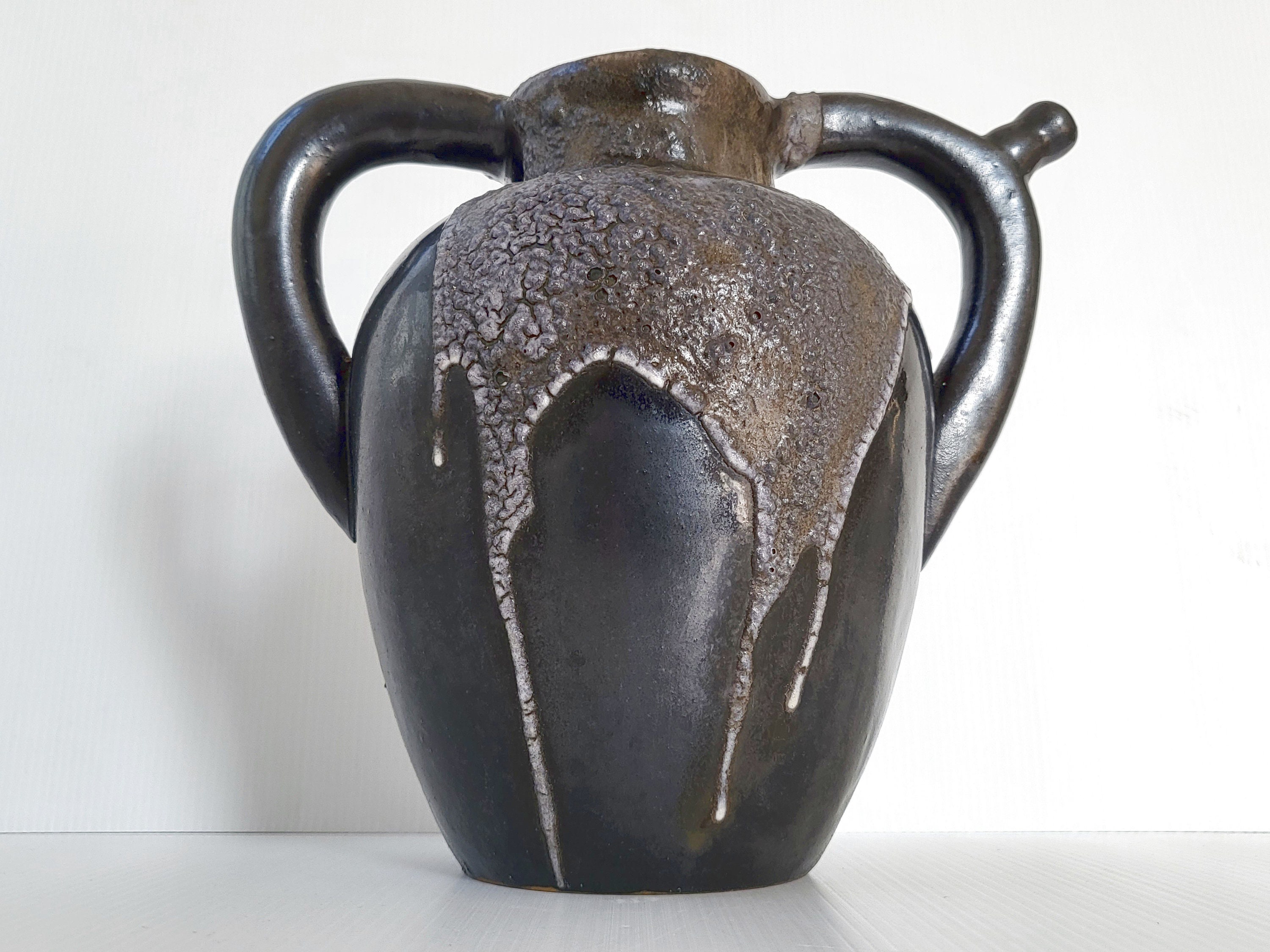 French Art Deco Vase by Léon Pointu in Ceramic Sandstone From - Etsy
