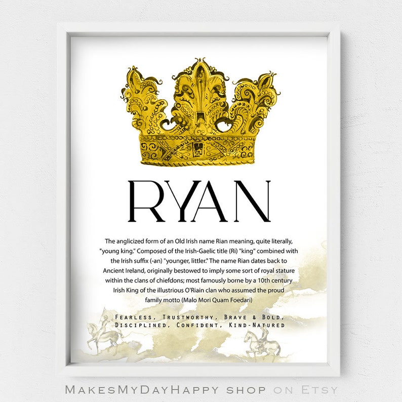 Finn Name Meaning,toddler Birthday Gift,foggy Landscape,irish Name ...