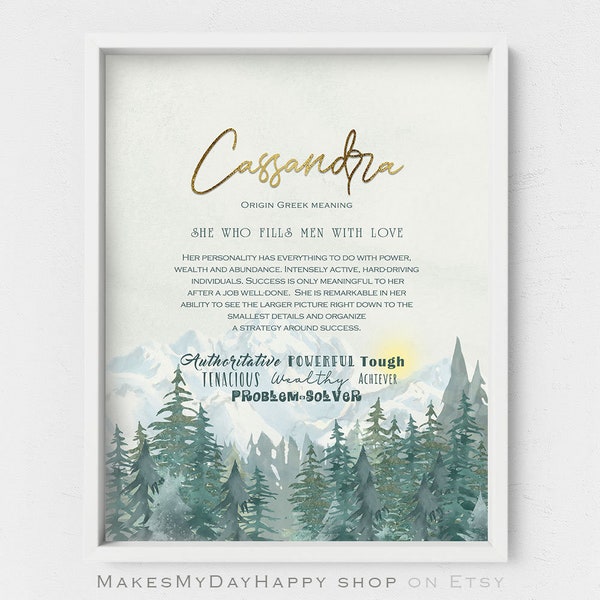 Cassandra Poster - Etsy