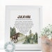 Jaxon Personalized Name Wall Artcustom Name - Etsy