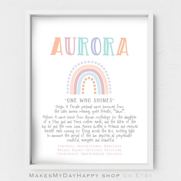 Aurora Wallpaper - Etsy