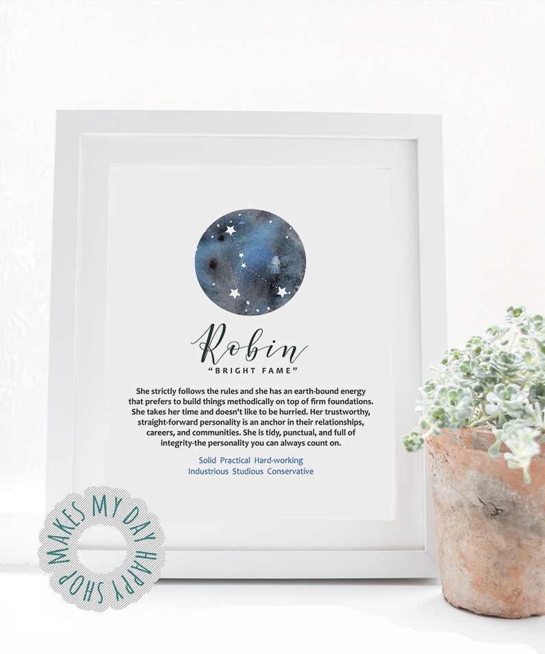 Ella Name Wall Art,personalized Name Art,constellation Star Map,custom ...