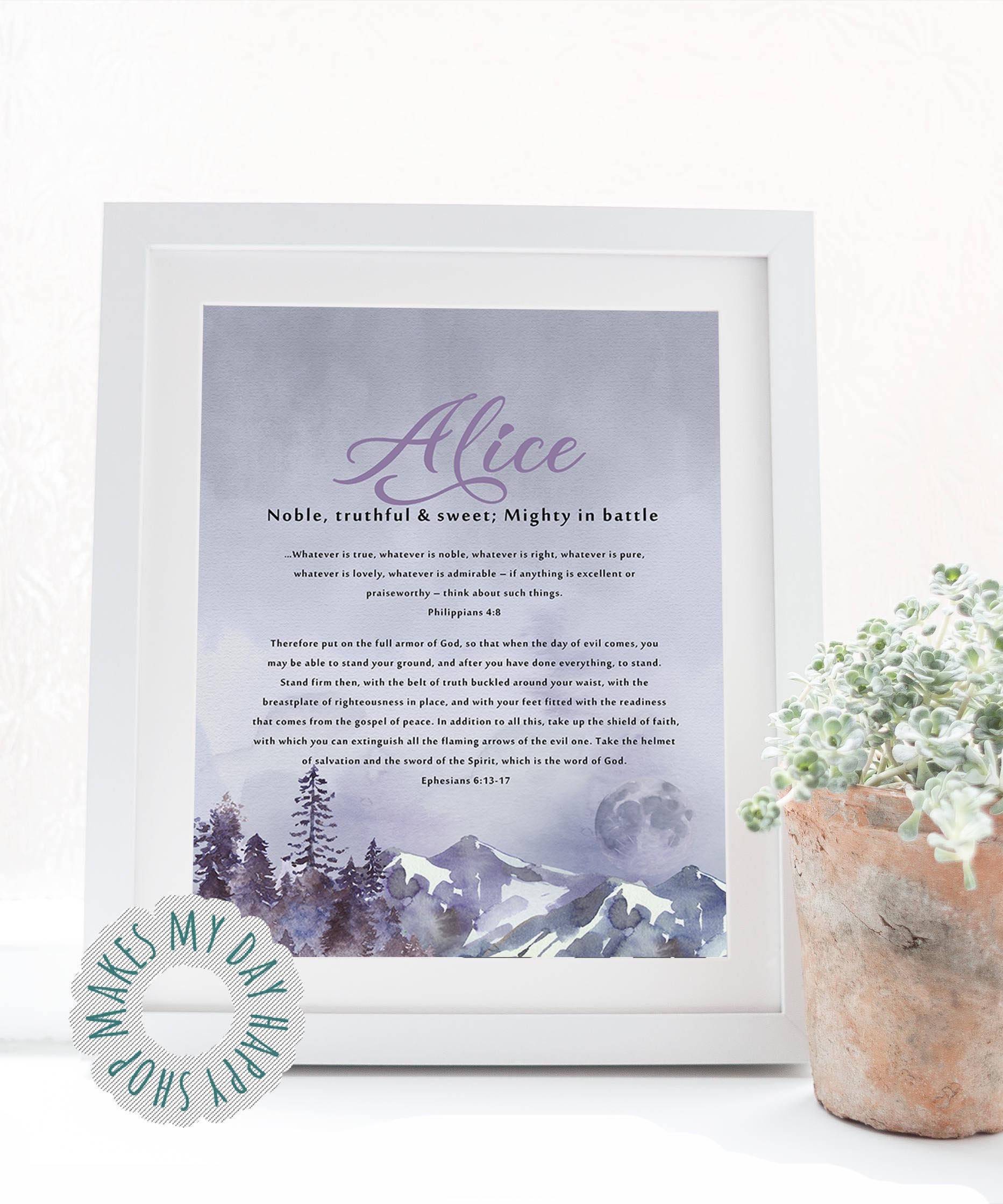 Caleb Name Wall Art,hebrew Name Meaning,symbolizes Faithfulness,blue ...