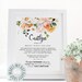 Audrey Name Meaning,floral First Name Wall Art,light Blue Flowers,blush ...