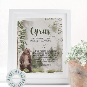 Cyrus Personalized Name Meaning,custom Printable Meaning of Name ...