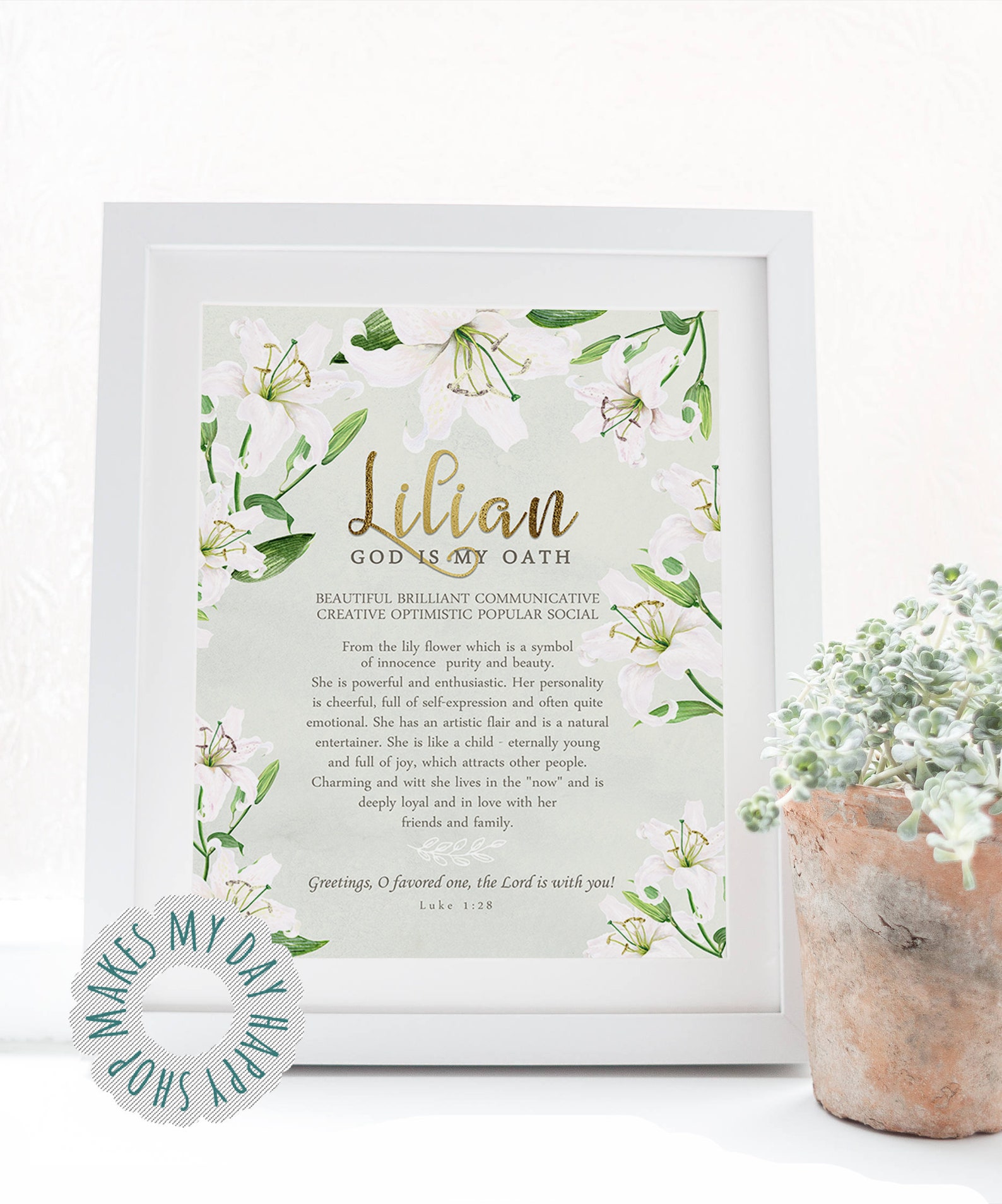 Eleanor Name Meaningmother's Day Gift Printable Wall - Etsy