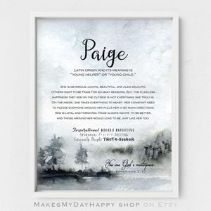 Samuel Name Meaning,biblical Meaning,mountain Landscape,last Minute Gift,christmas Present ...