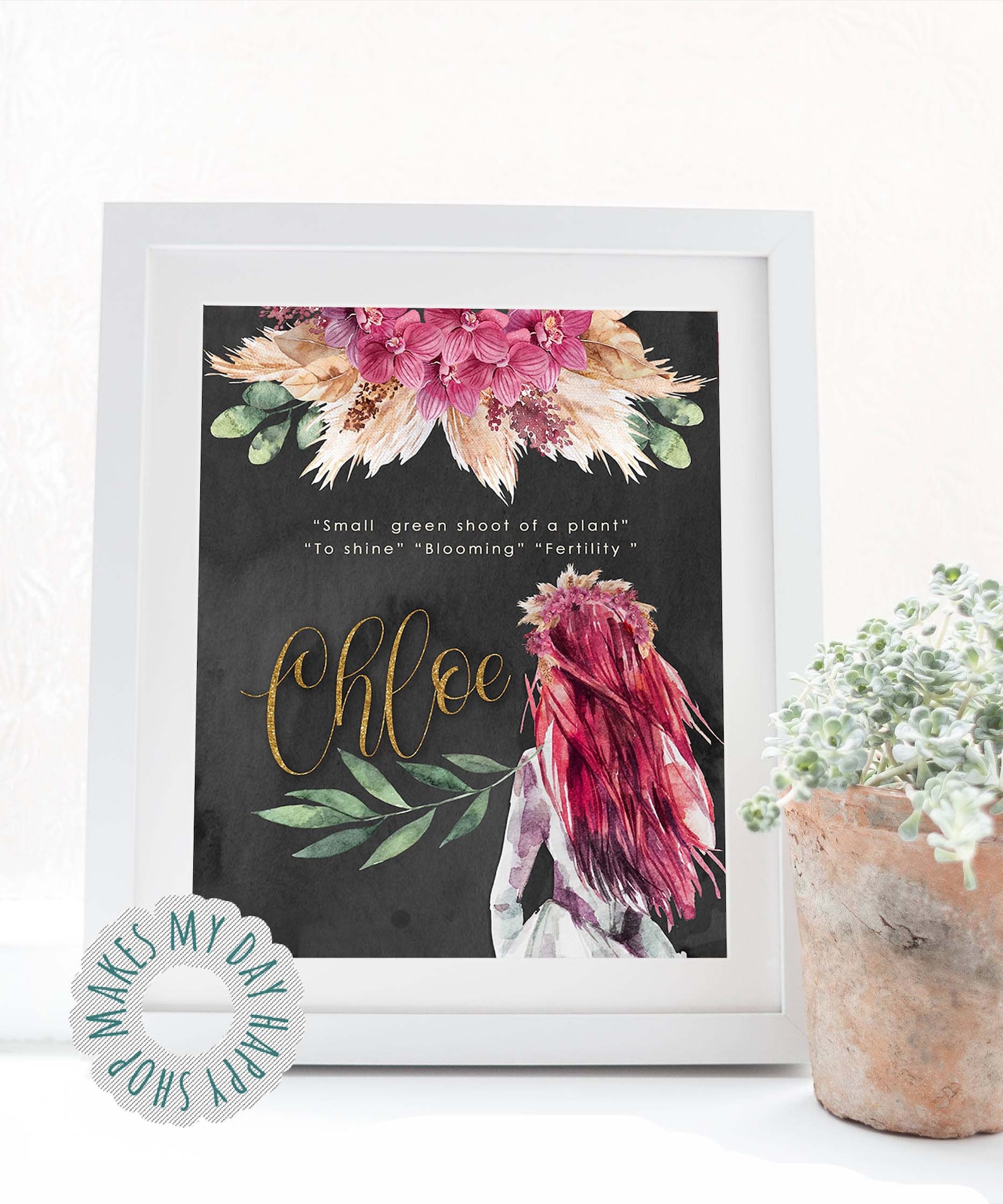 Ruby Name Meaningfirst Name Wall Artpersonalized Giftcustom - Etsy